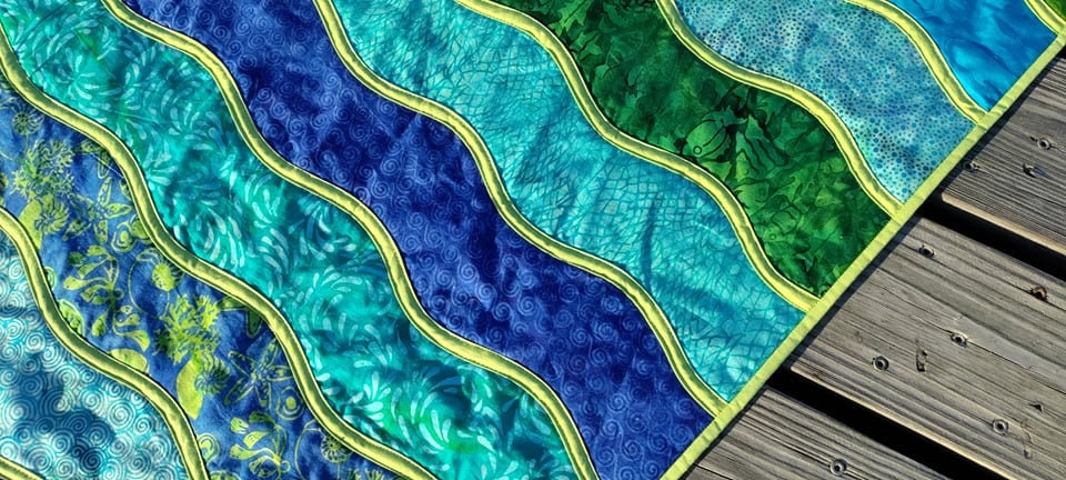 PAPER High Tide Quilt Pattern by Slice of Pi Quilts waves - Etsy