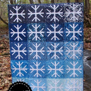 PDF Snowfall Quilt Pattern Digital Download by Slice of Pi Quilts ...