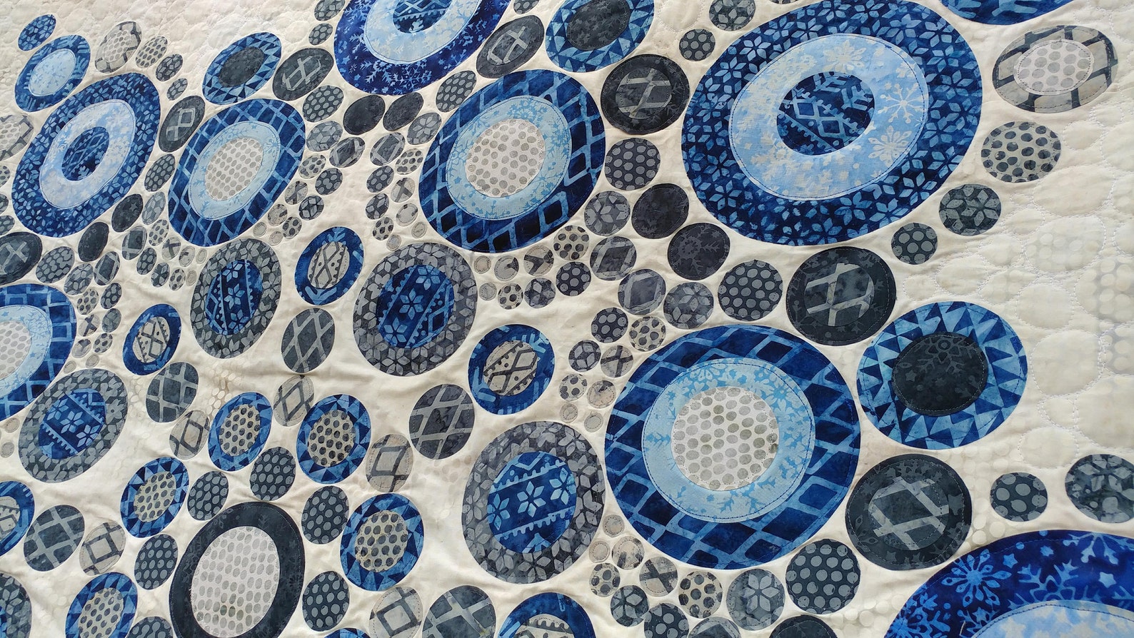 PAPER Flurry Quilt Pattern by Slice of Pi Quilts winter - Etsy