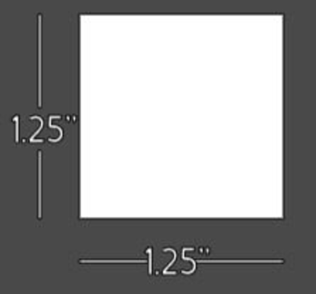 1.25-inch SQUARE Papers for English Paper Piecing EPP, Blank Squares - Etsy