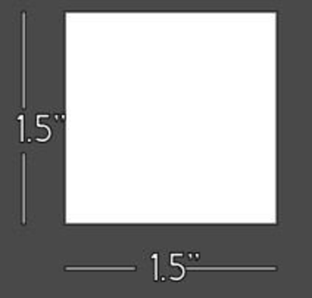 1.5-inch SQUARE Papers for English Paper Piecing EPP, Blank Squares - Etsy