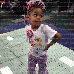 JOJO Siwa Inspired Shirt & Flared Pants Set With Name in - Etsy