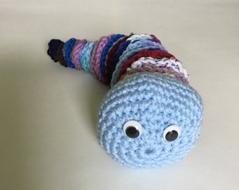 Crochet worm | Etsy