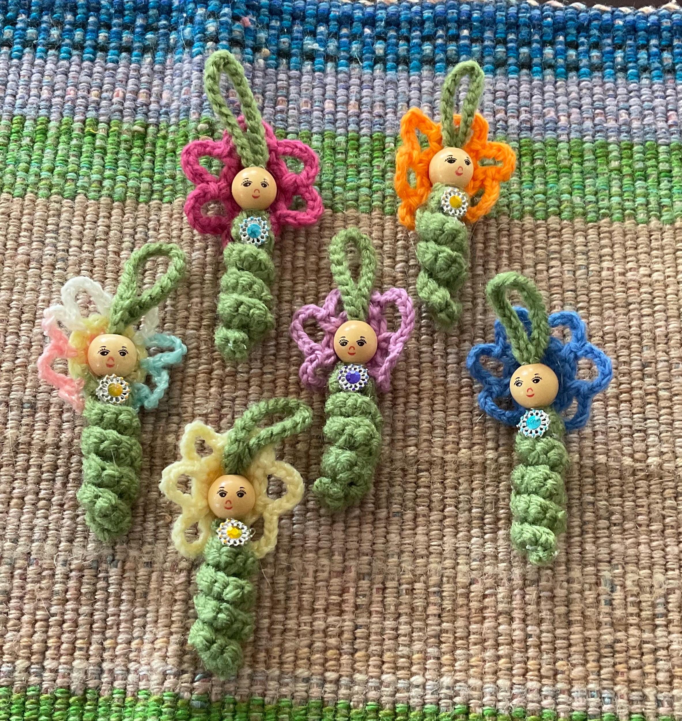 Crocheted Flower Baby Worms - Etsy
