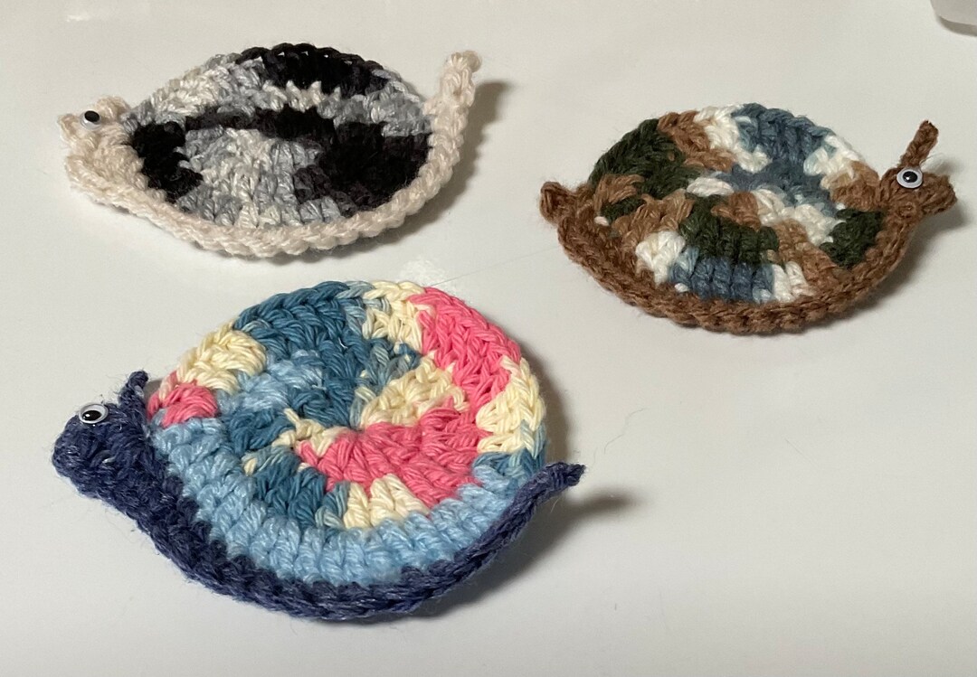 Crocheted Snails - Etsy