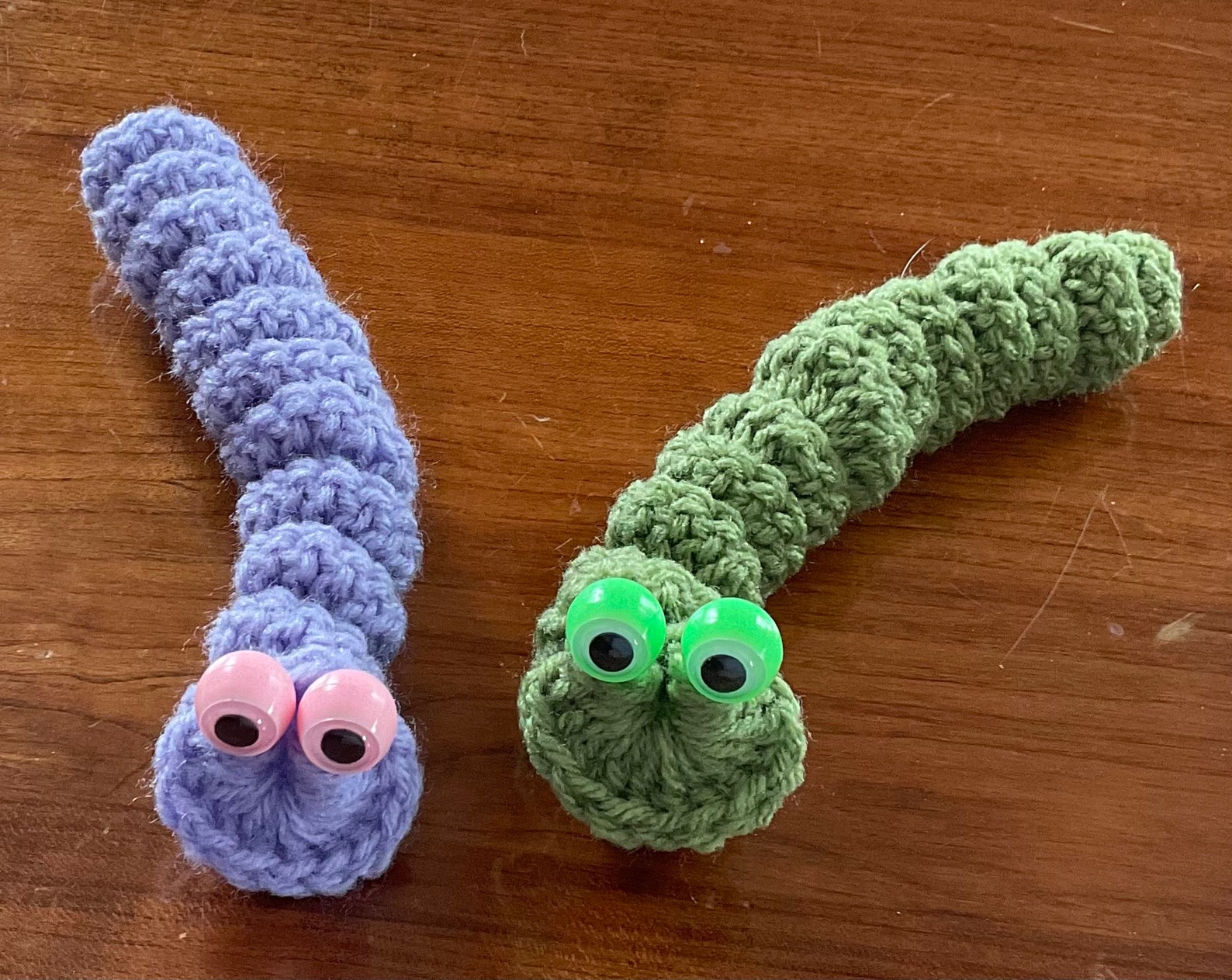 Crocheted Worms - Etsy