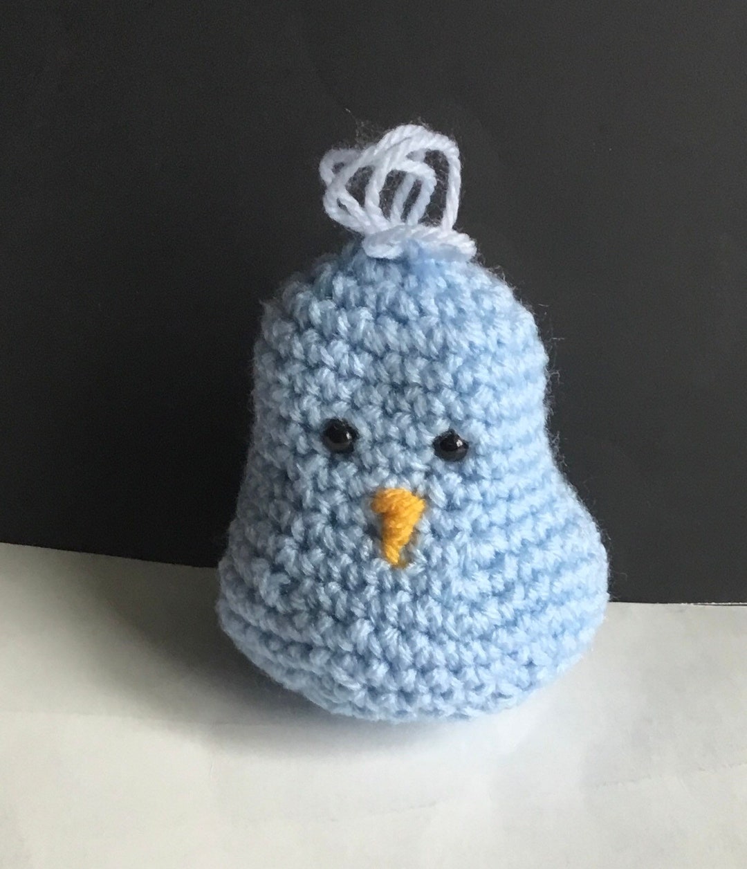 Crocheted Blue Bird - Etsy