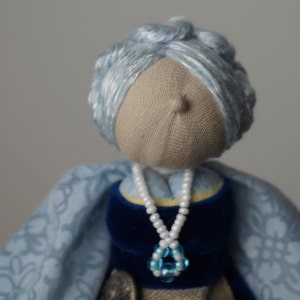 Pumpkin Baba Yaga With the Moon Handmade Ethnic Folk Traditional Doll ...