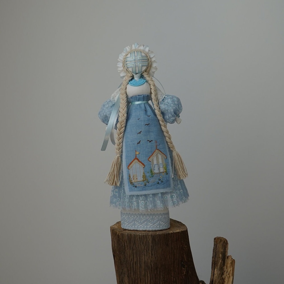 Spirit of Sea Ocean Nymph Girl-waves Motanka Ukrainian Folk - Etsy