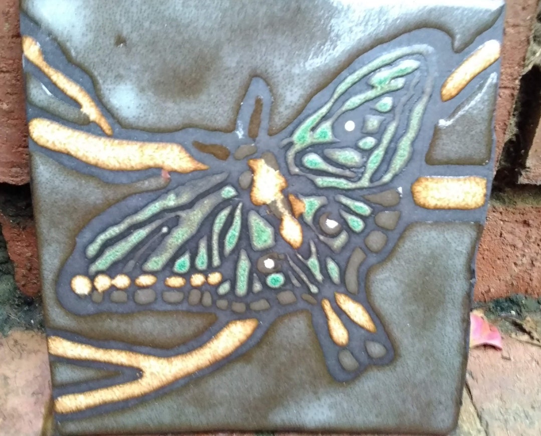 Luna Moth Tile - Etsy
