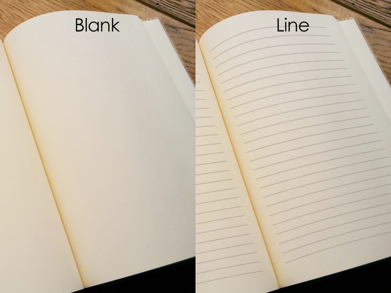 Wooden Notebook Custom Wood Anchor Journal on Leather Spine | Etsy