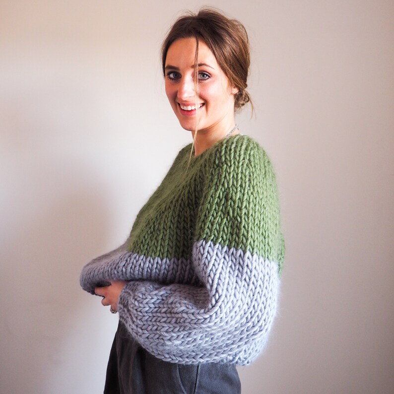 Knitting Pattern - Drop It From the Top (down) Jumper - No Sewing up ...