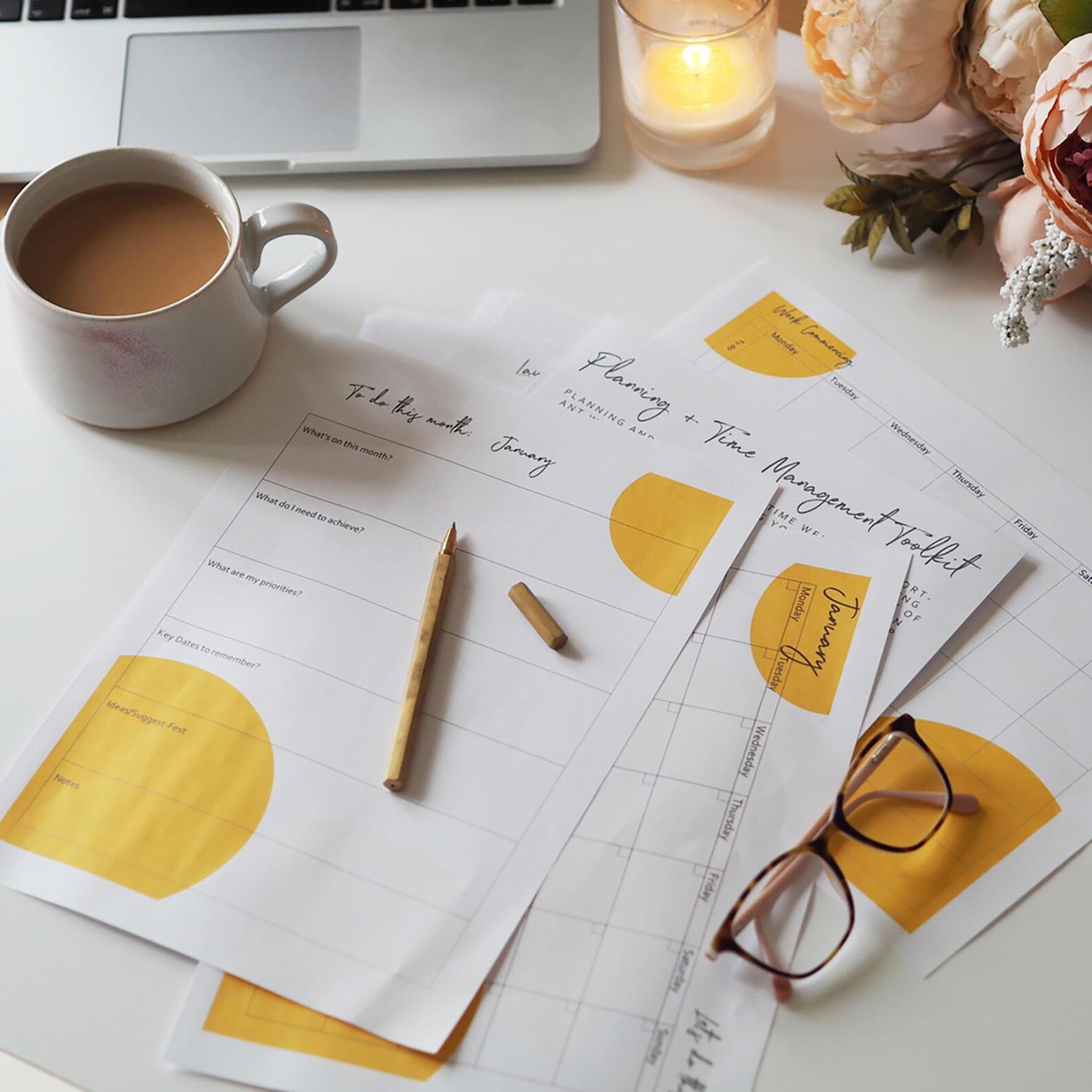 Planning & Time Management Toolkit Use Your Time Effectively | Etsy