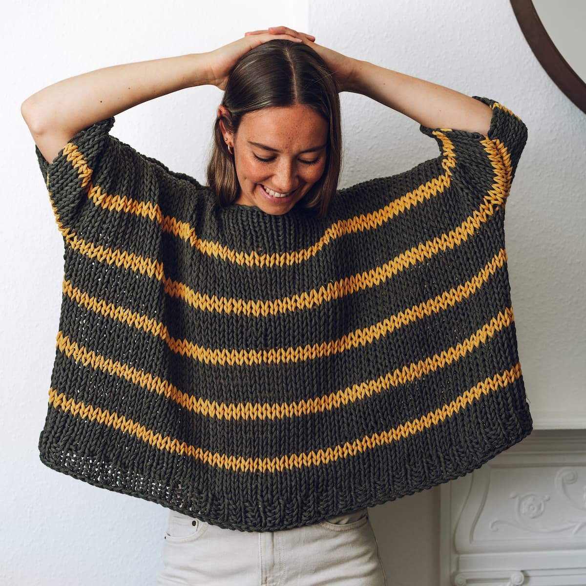 Knitting Pattern The Easy Tee Basic T-shirt knitting | Etsy