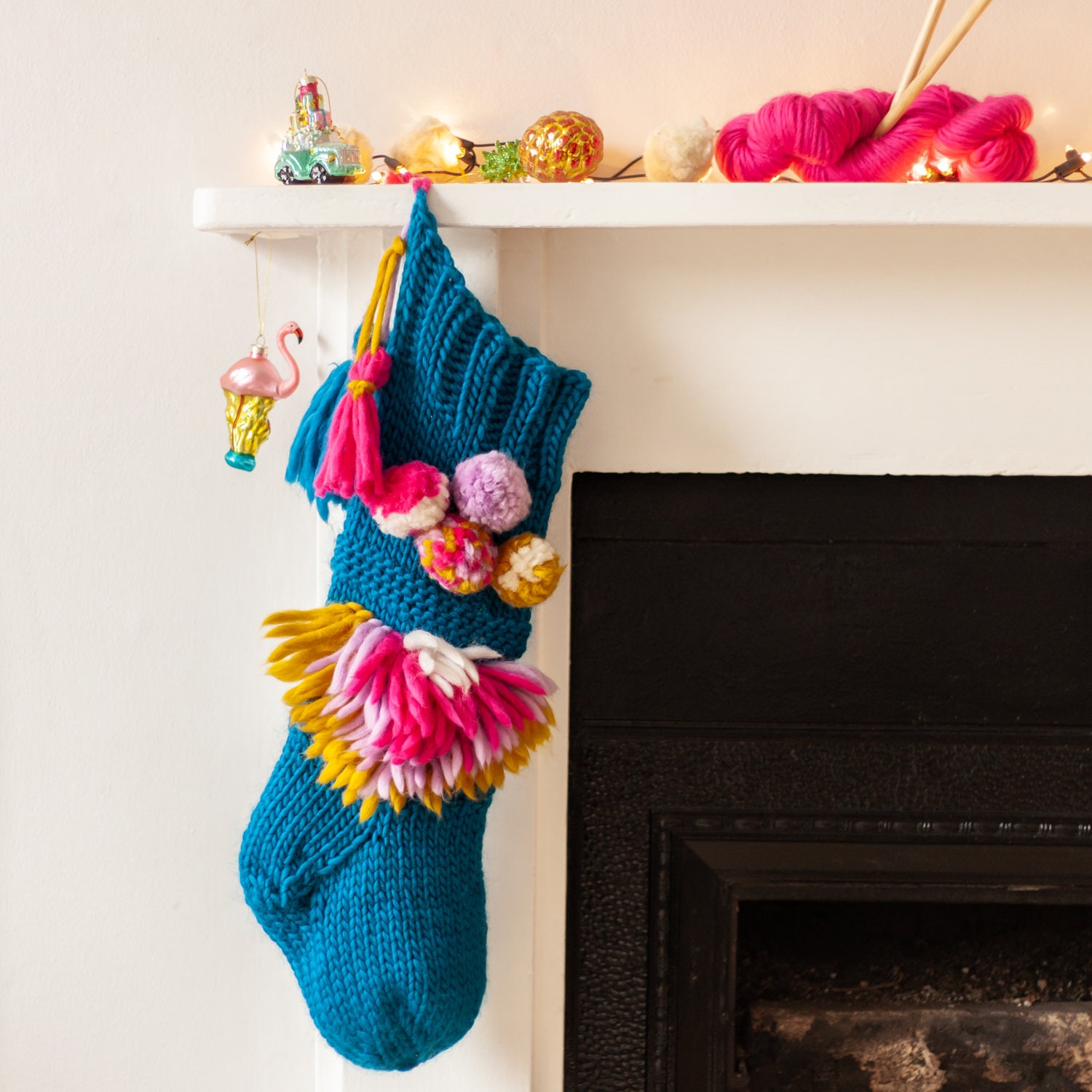 Knit Kit - Super Chunky Christmas Stocking - Make Your Own Stocking ...