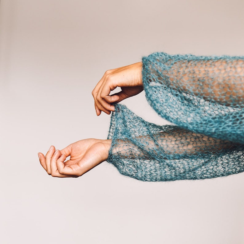 Knitting Pattern 'gossamer Thread' Mini Mohair - Etsy