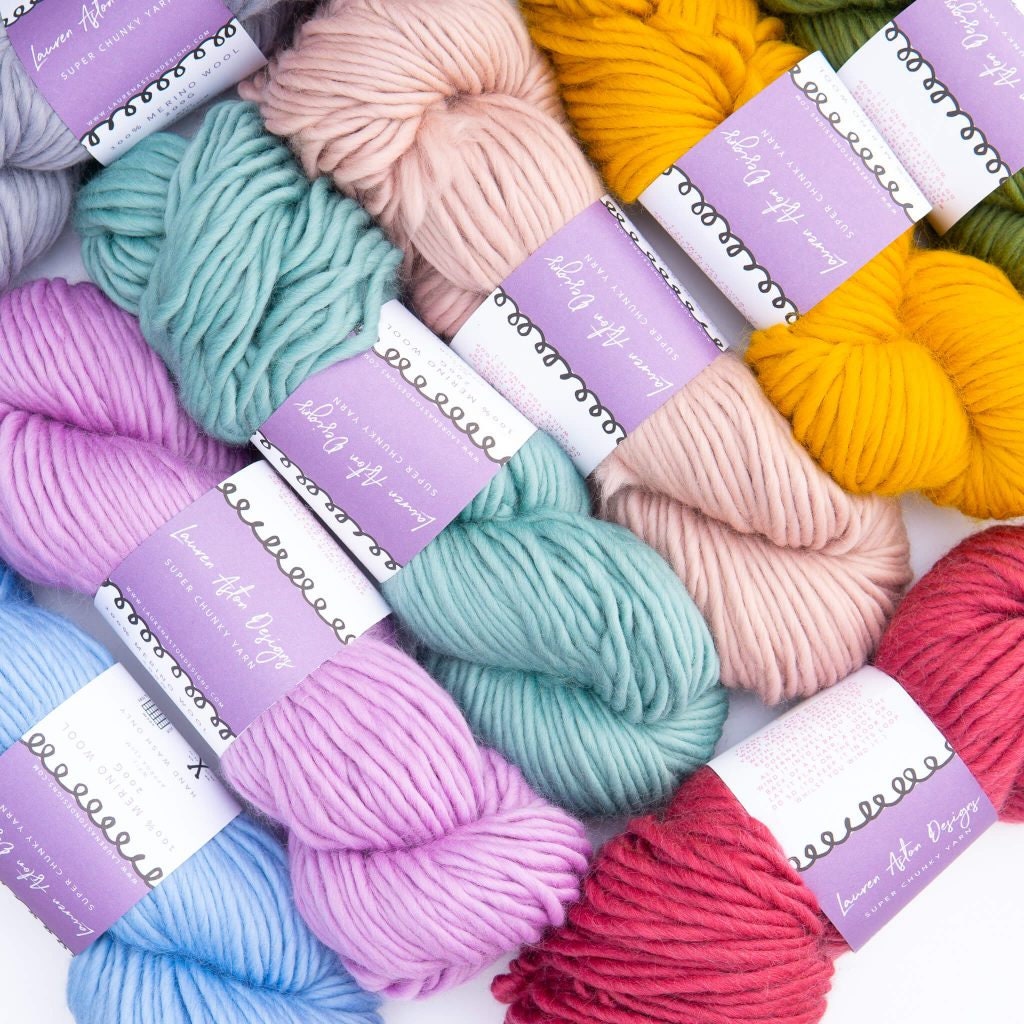 Super Chunky Yarn Bundle of 8 Hanks - Etsy