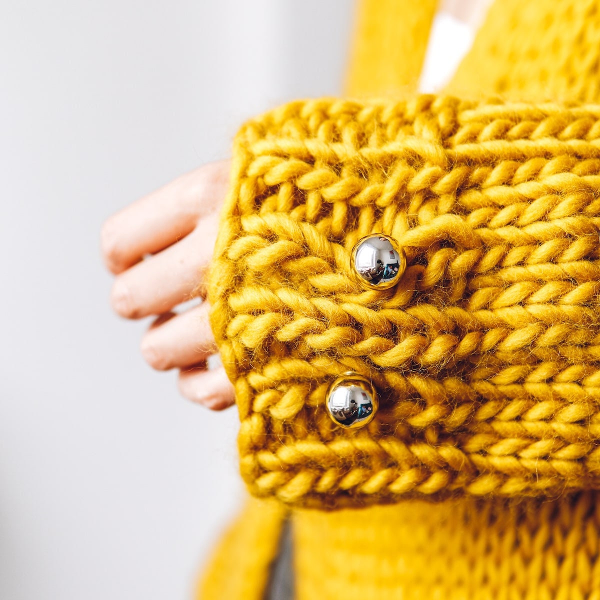 Silver Doer-upper an Alternative to Buttons for Your Knits - Etsy