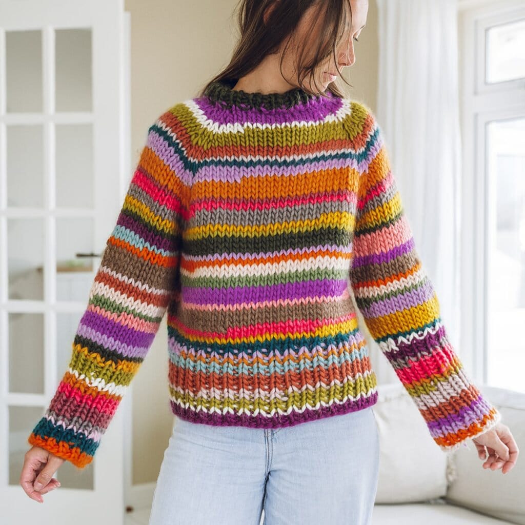 Knitting Pattern - Knit More Waste Less Jumper | Waste Free Jumper PDF ...