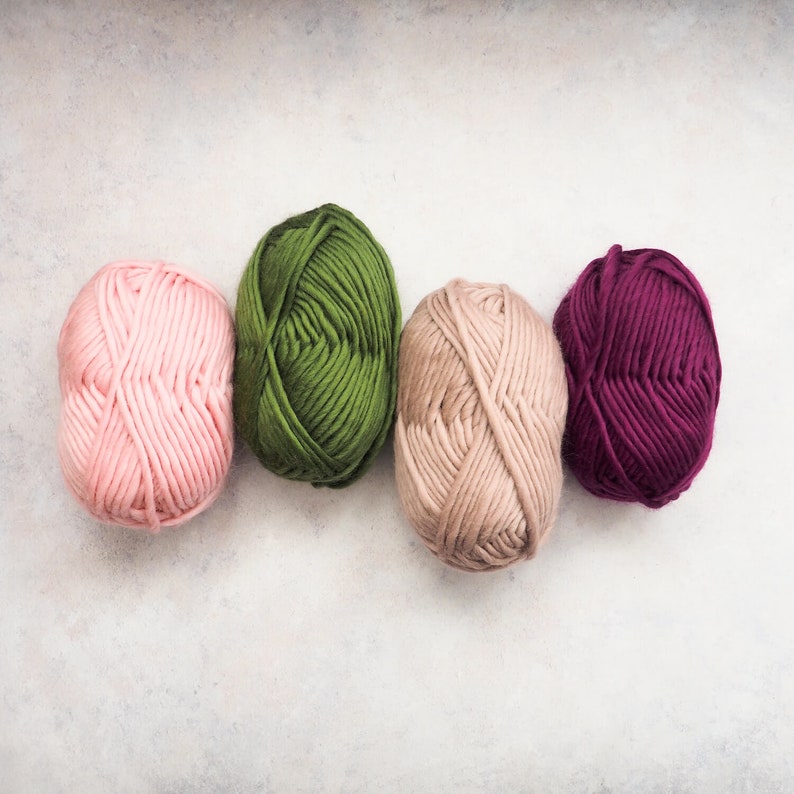 100g Super Chunky Merino Yarn Bundle of 4 Balls | Etsy