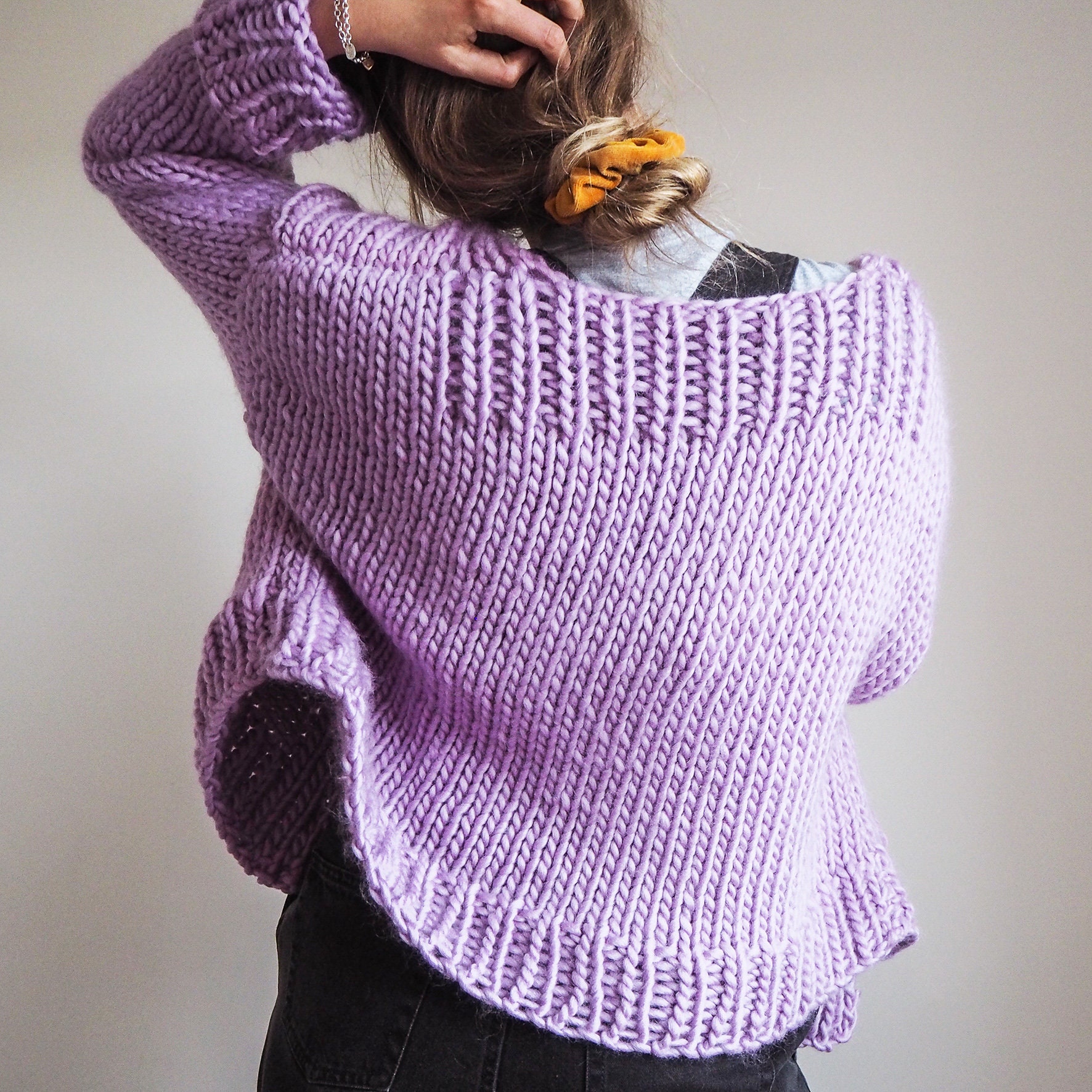 Knitting Pattern - Button (kn)it up Cardigan - Perfect for Beginners ...