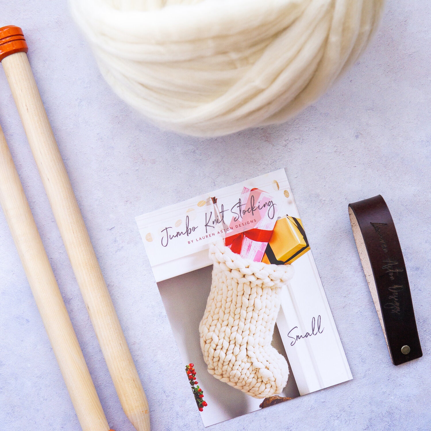 Knit Kit Jumbo Stocking Small / Make Your Own Jumbo - Etsy