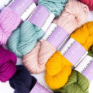 Super Chunky Yarn Bundle of 8 Hanks - Etsy