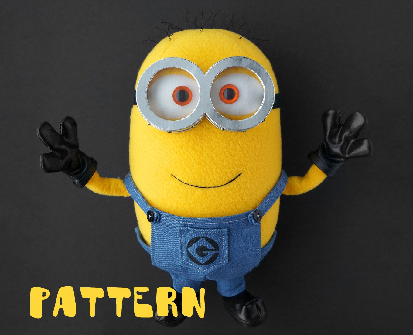 Minion sewing toy pattern DIY soft toy pattern | Etsy