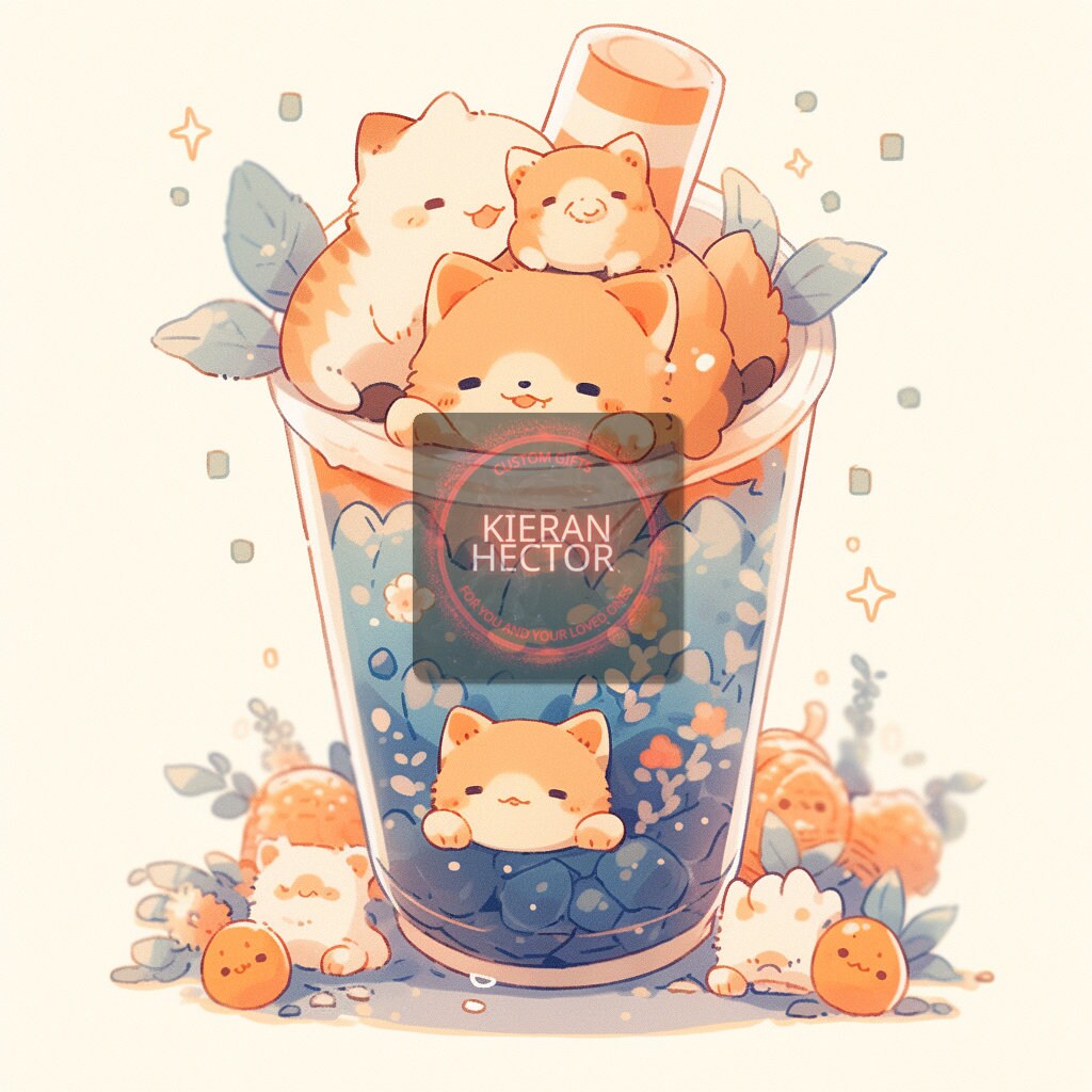 Bubbling Boba Bliss: 84 Adorable Boba Tea Moments - Free Commercial Use ...