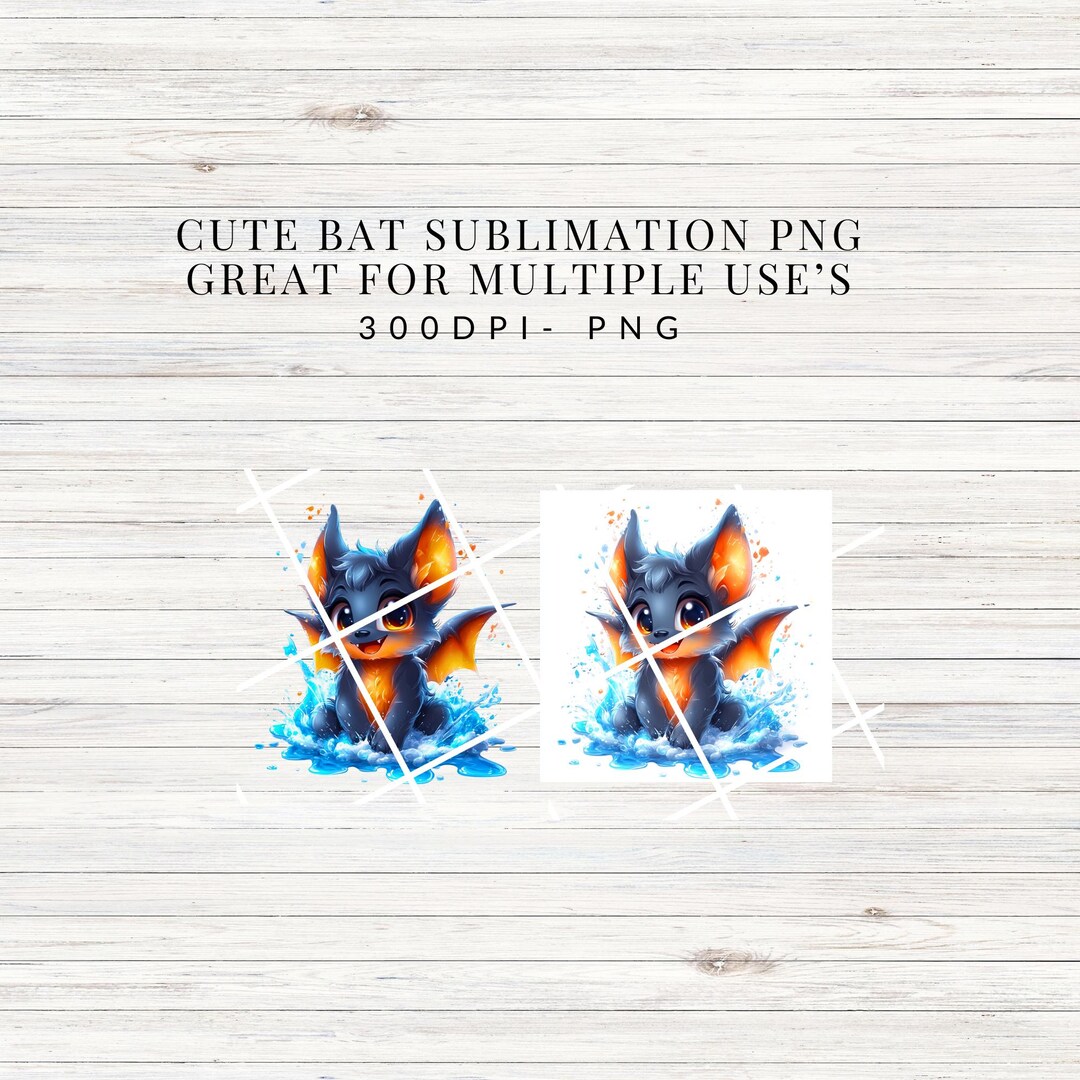 Cute Bat Sublimation PNG, Halloween Digital Download, T-shirt Design ...