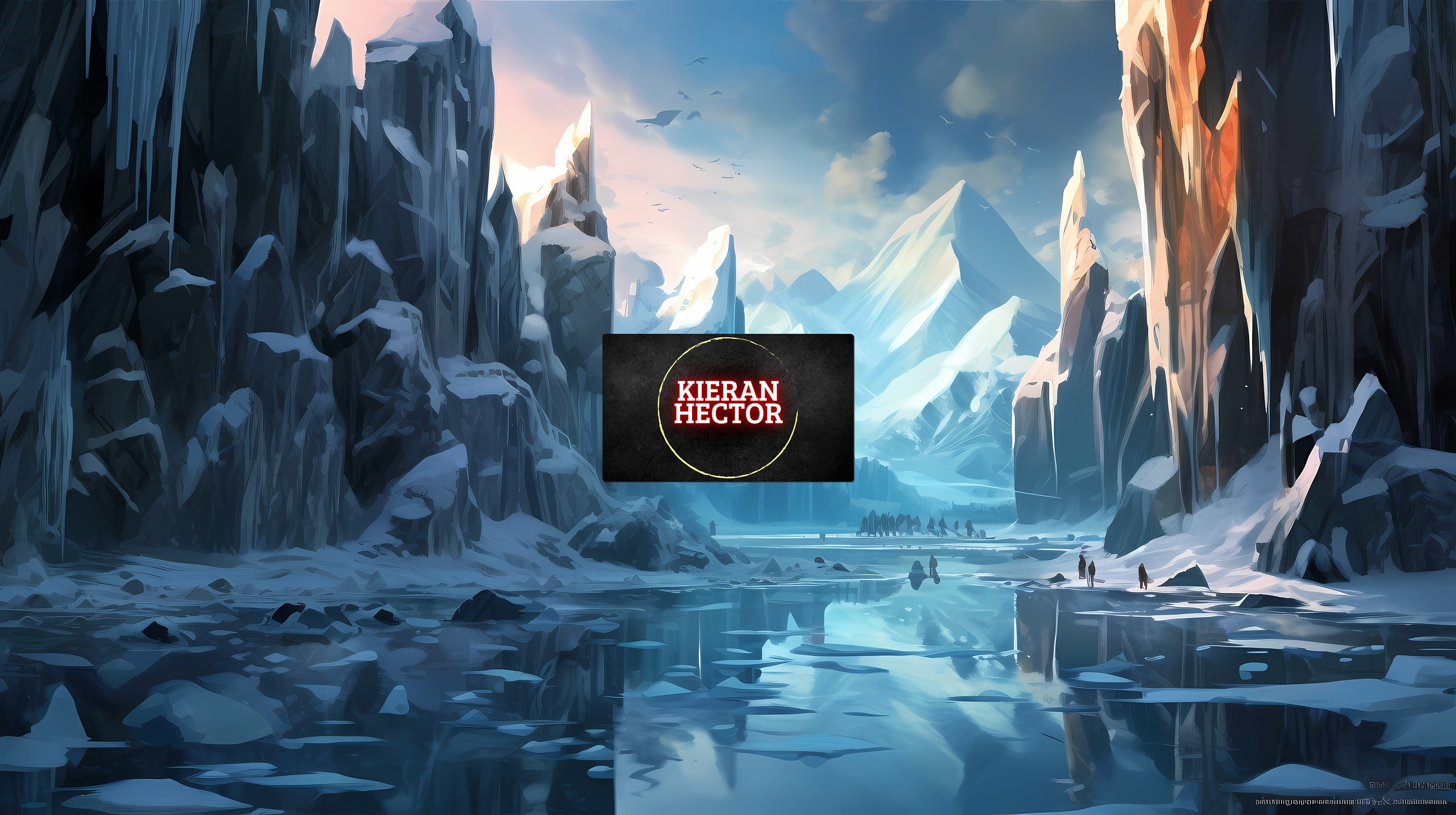 Icy Wonderland AI Background Digital Art Download - Etsy