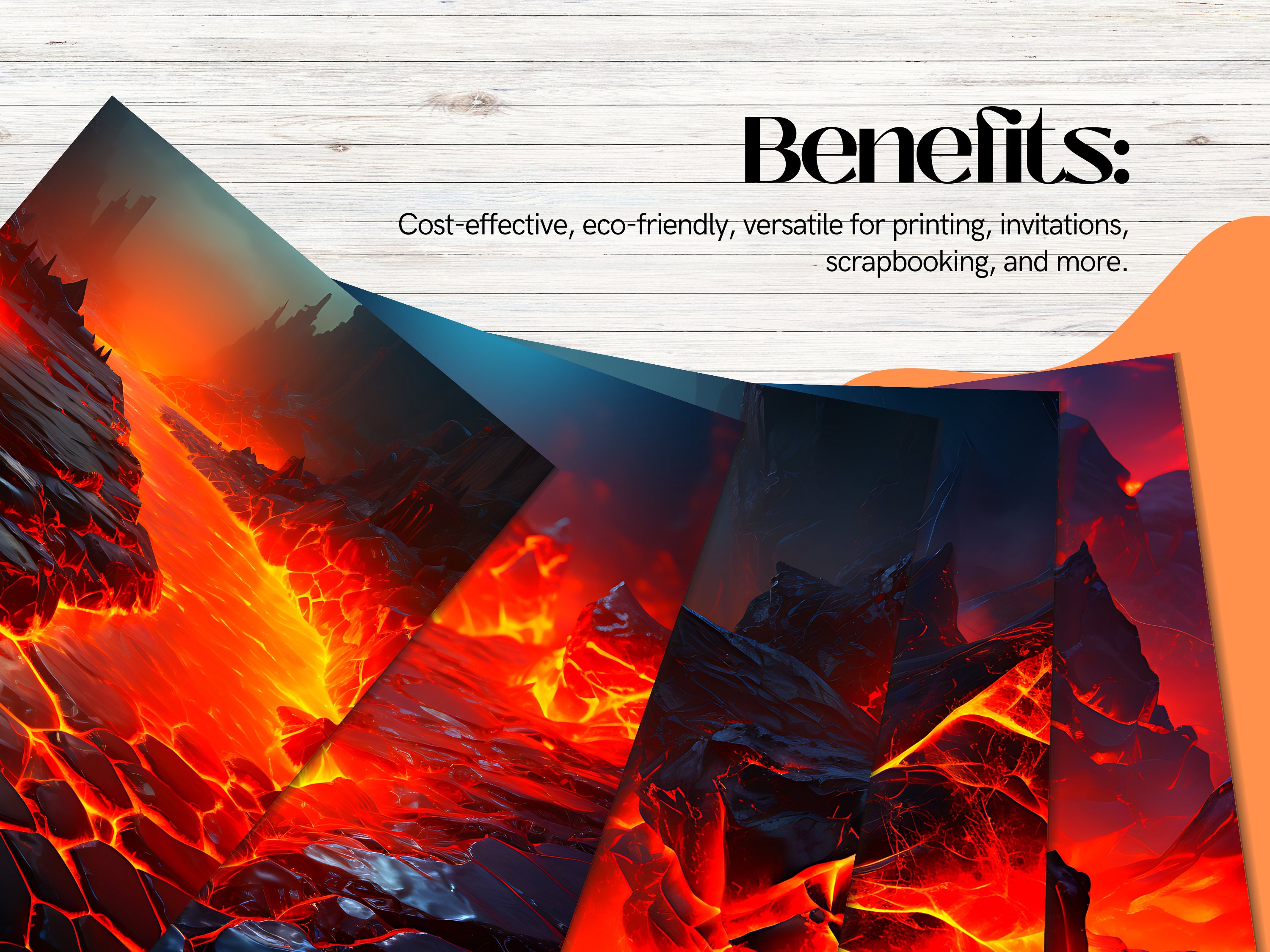 Fiery Fusion: 60 Lava Backgrounds + 120 Designs - Etsy Listing With ...
