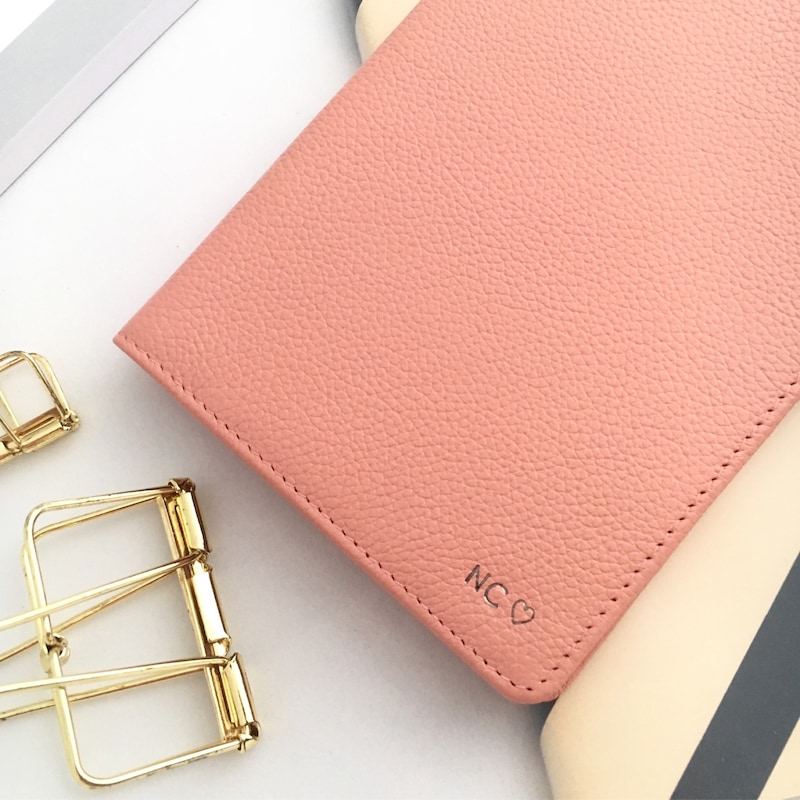 Pink Passport Holder - Etsy