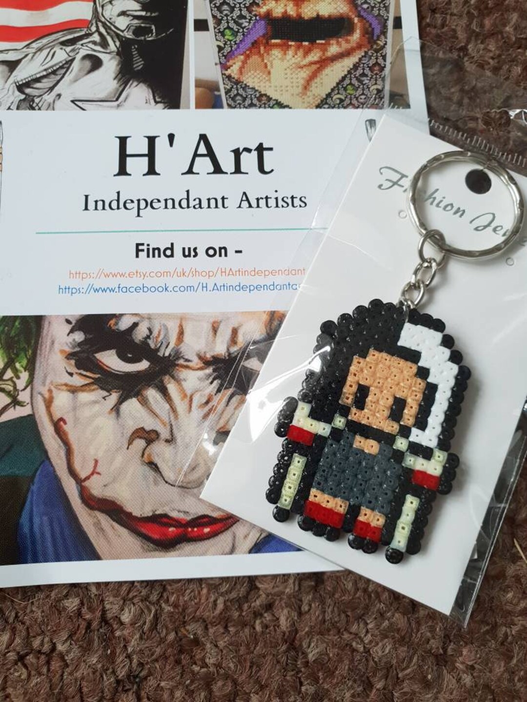 Cruelle Pixelated Cute Original Baddie Keyring / Key Chain - Etsy