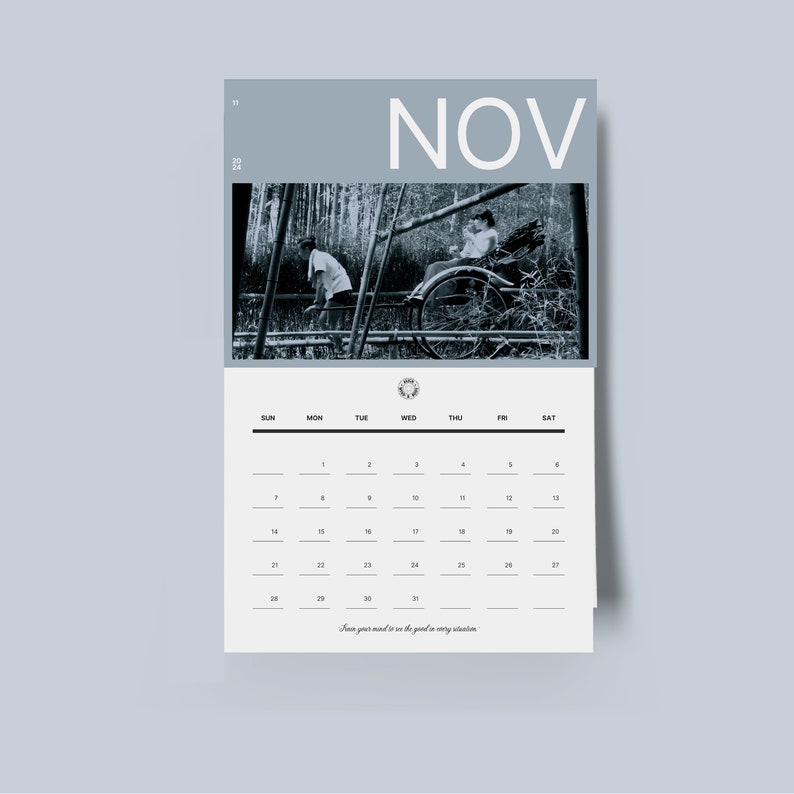 Minimalist | Sleek | Calendar | Landscape Scenery & Positive Quotes ...