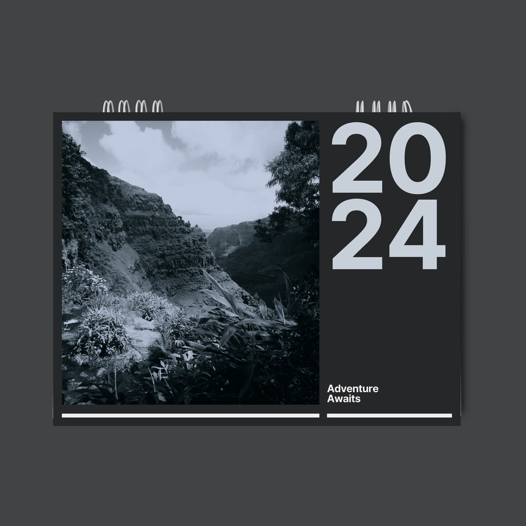 Minimalist | Sleek | Calendar | Landscape Scenery & Positive Quotes ...