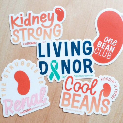 Chronic Kidney Disease Sticker CKD Stickers Floral Green | Etsy