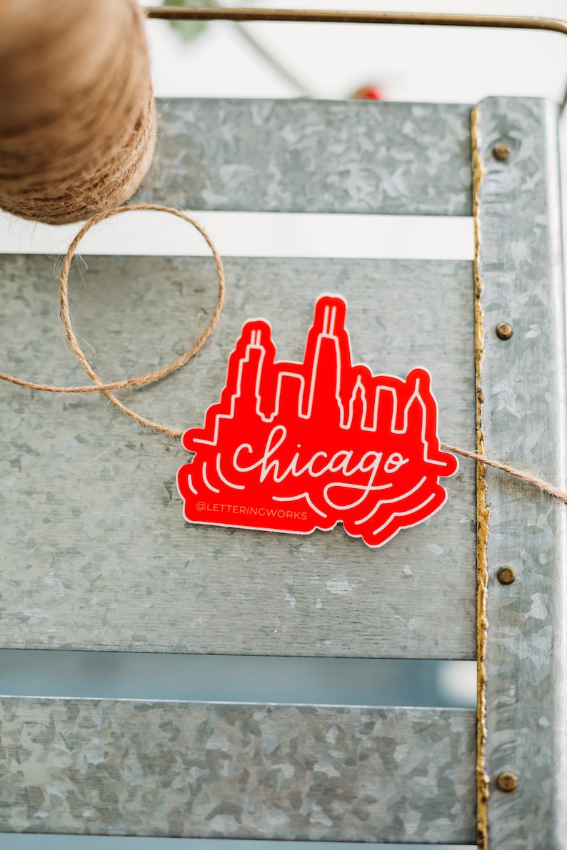 Chicago Stickers Chicago-Style Stickers - Etsy.de