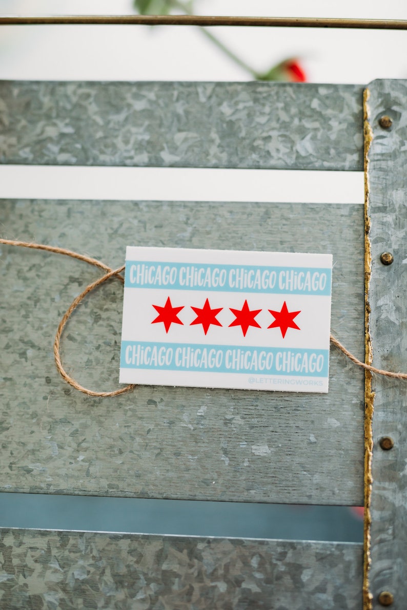 Chicago Stickers | Chicago-style Stickers - Etsy