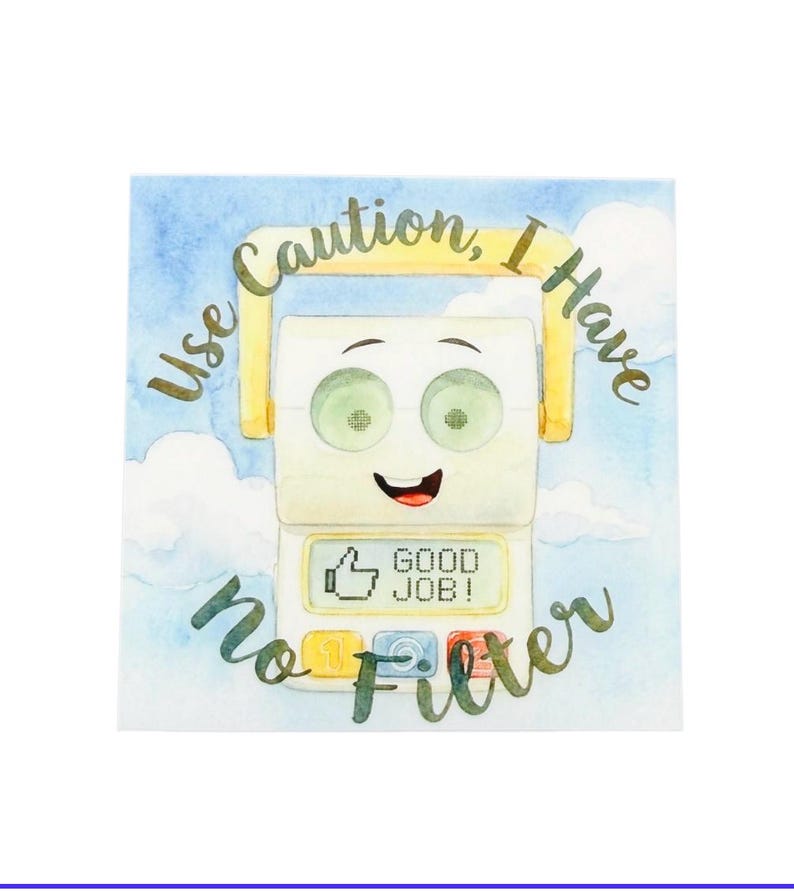 Toy Story 5 Smarty Pants Fan Sticker | Watercolor (3" Square) - Etsy