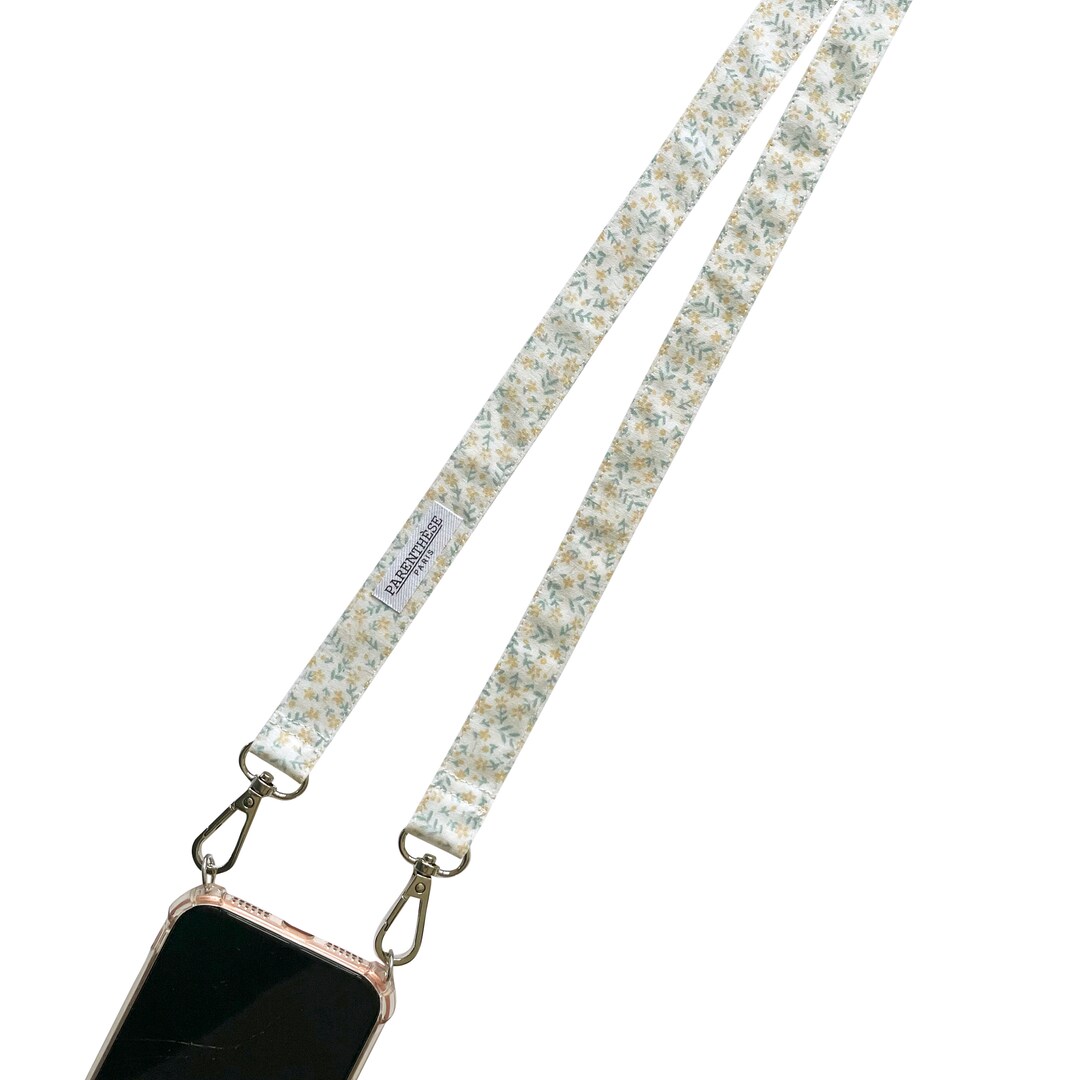 LOLA Universal Mobile Phone Cord, Removable Customizable Fabric ...