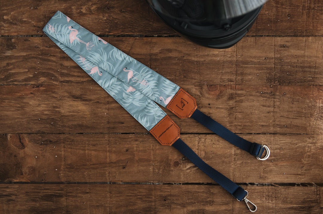 Personalized and Adjustable Flamingo Motorcycle Helmet Strap - Etsy