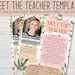 Editable Honey Bee Theme Meet the Teacher Form and Class Newsletter ...