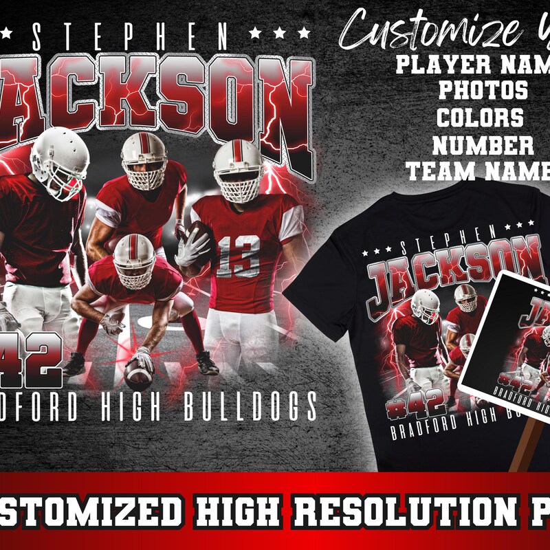 Custom Football - Etsy