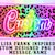 Custom Lisa Frank Inspired PNG Design, Rainbow Leopard | Sublimation ...