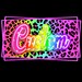 Custom Lisa Frank Inspired PNG Design, Rainbow Leopard | Sublimation ...