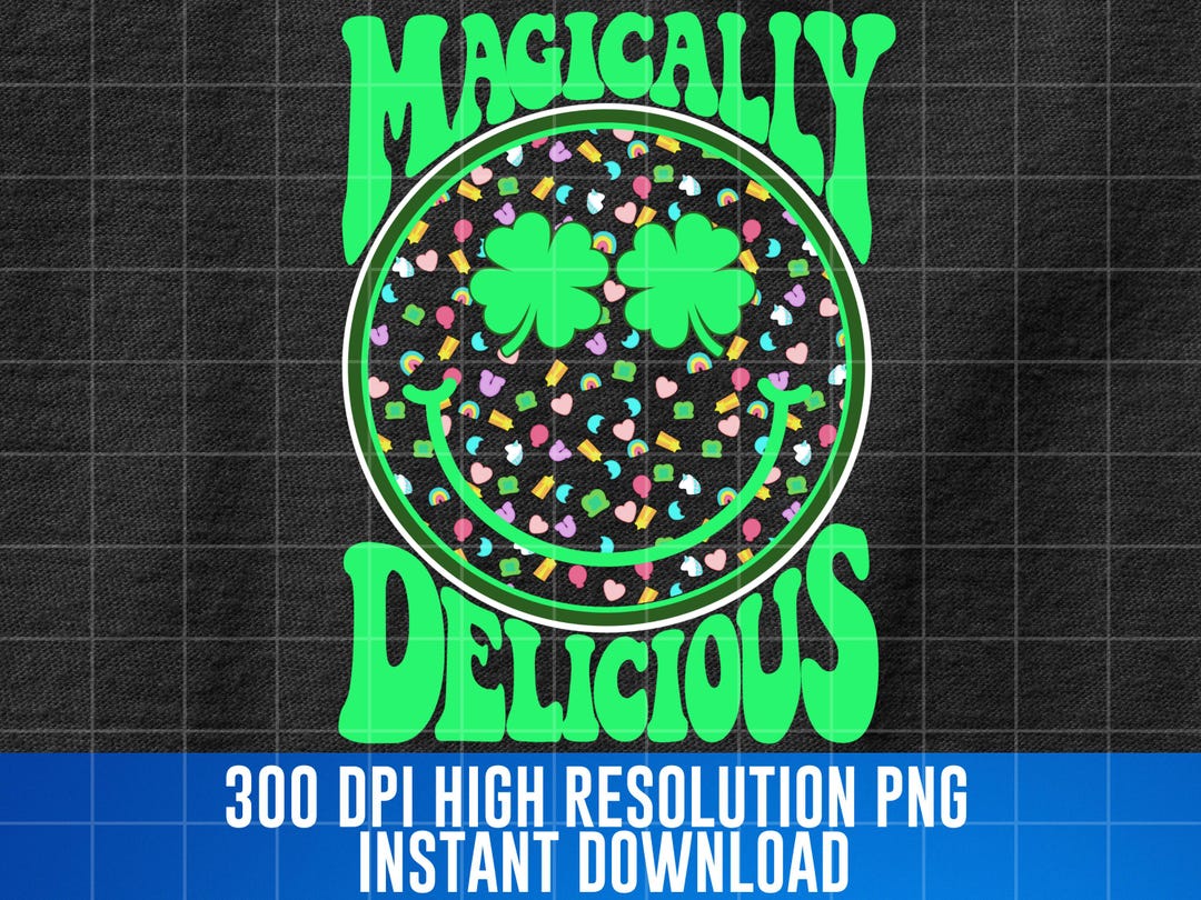 Magically Delicious St. Patrick’s Day Smile PNG | Lucky Charm Smiley ...