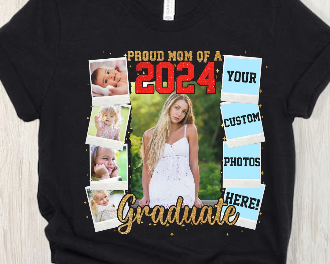 Custom Proud Mom Graduate Shirt Grad Gift, Grad Mom Gift, Proud Grad ...