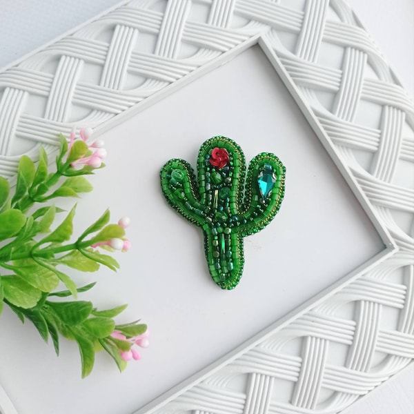 Cactus Pin - Etsy