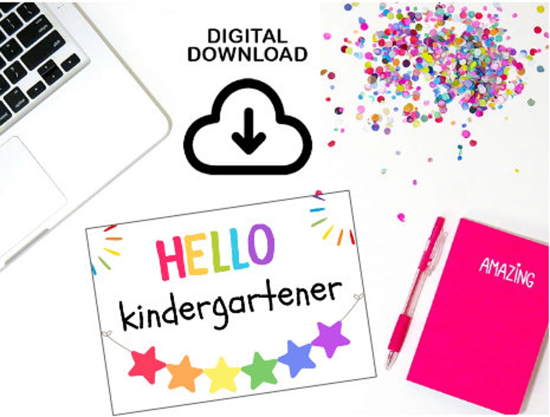 Hello Kindergartener | Happy Mail for Students | Postcard for Students ...